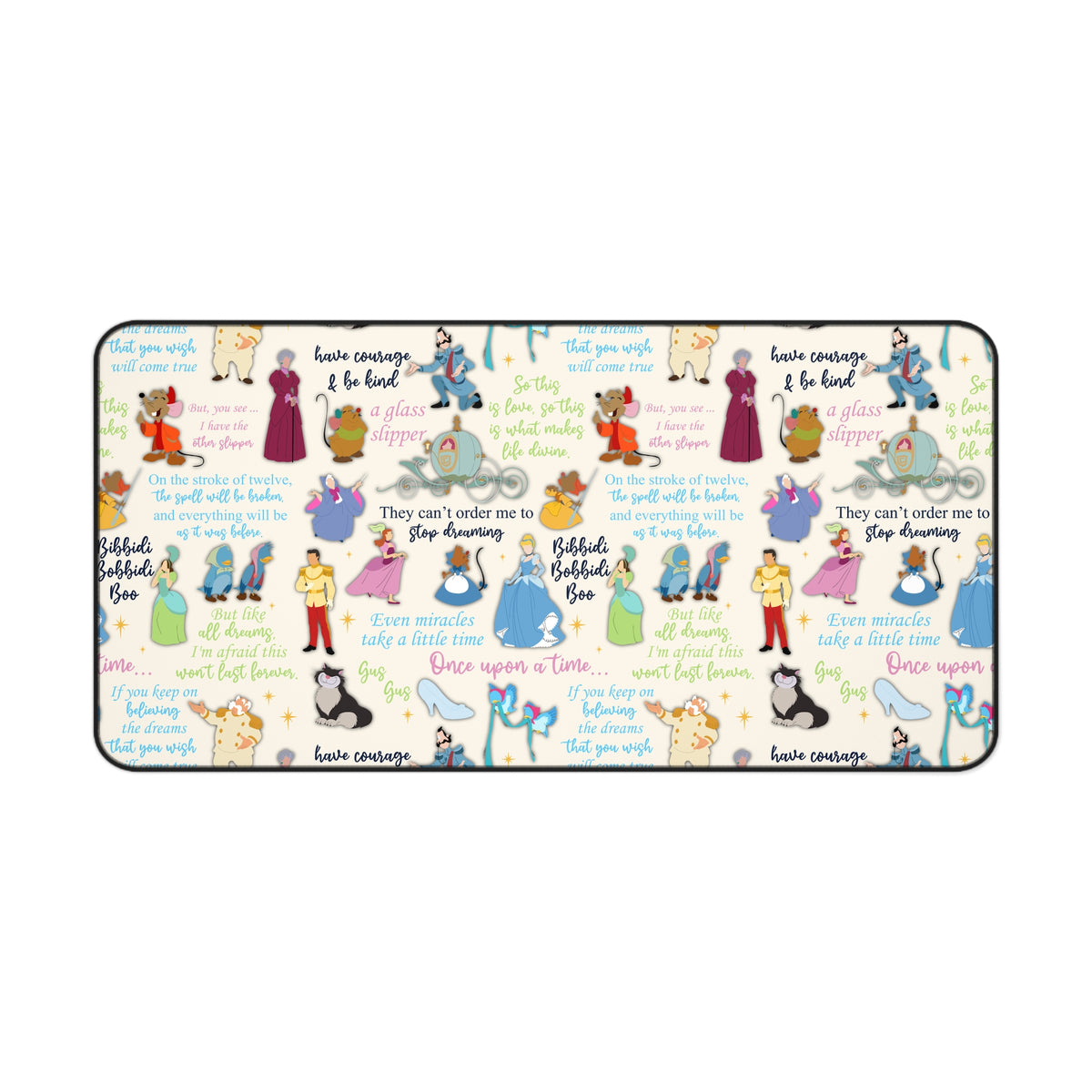 Disney Cinderella Desk Game Mat Disneyland Magic Kingdom World Gift Pa ...