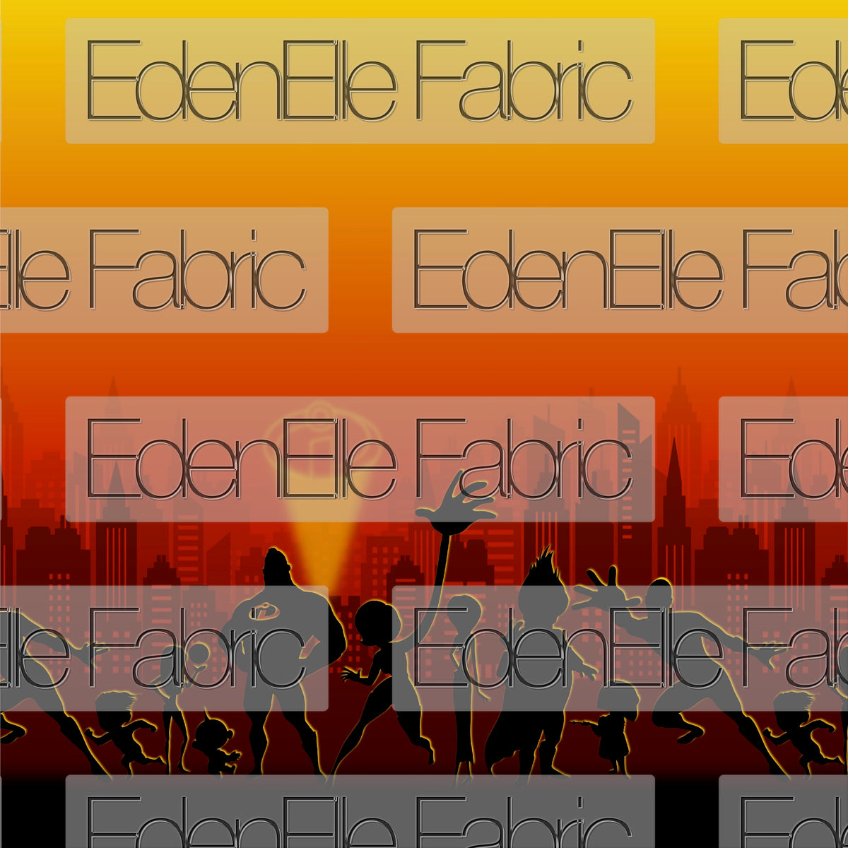 Silhouette Incredible Border – EdenElle Fabric
