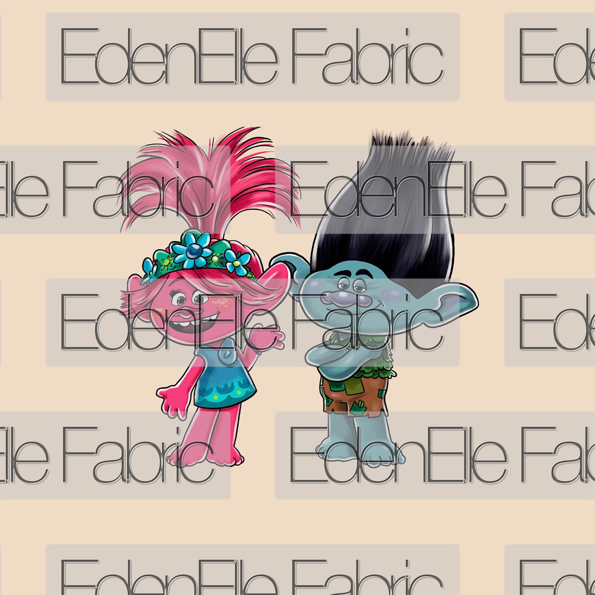 Troll Duo Panel – EdenElle Fabric