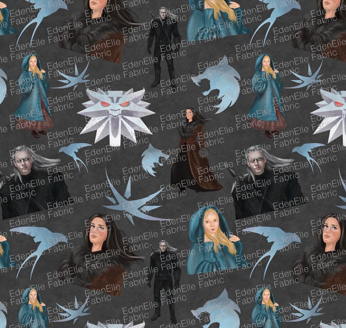Witcher Original Digital File – EdenElle Fabric