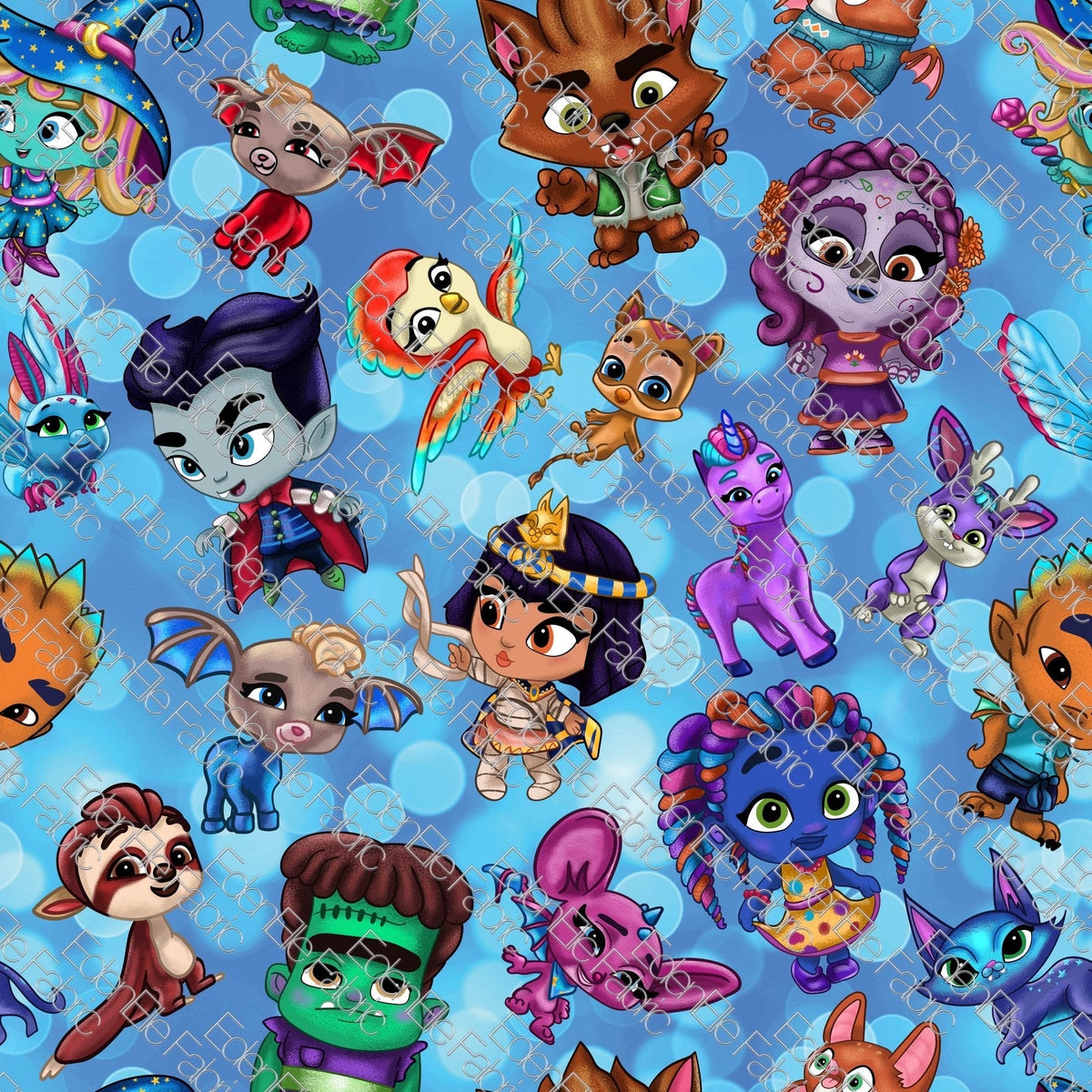 Super Monsters Original Digital File – EdenElle Fabric