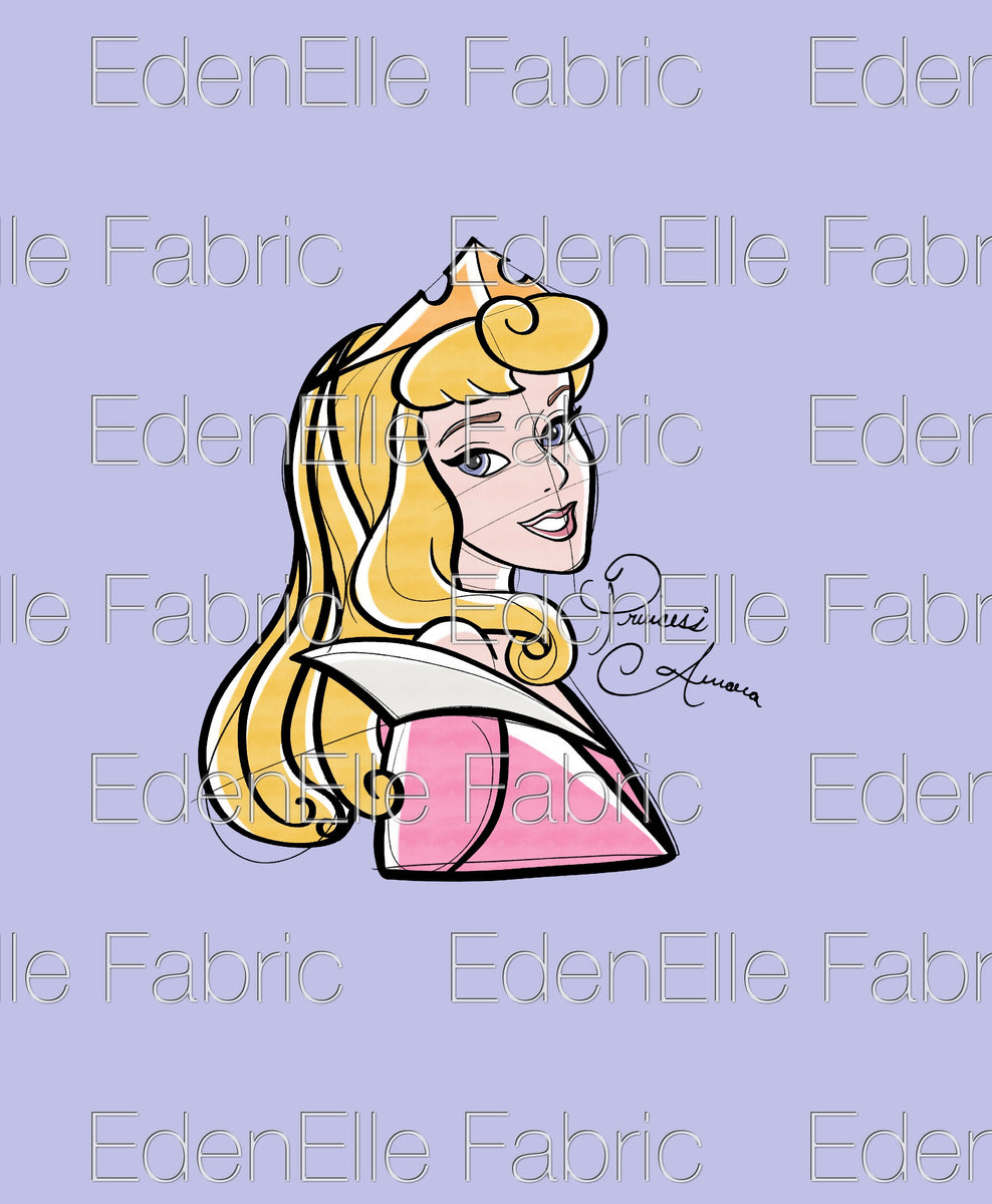 Princess Autographs Sleeping Panel – EdenElle Fabric