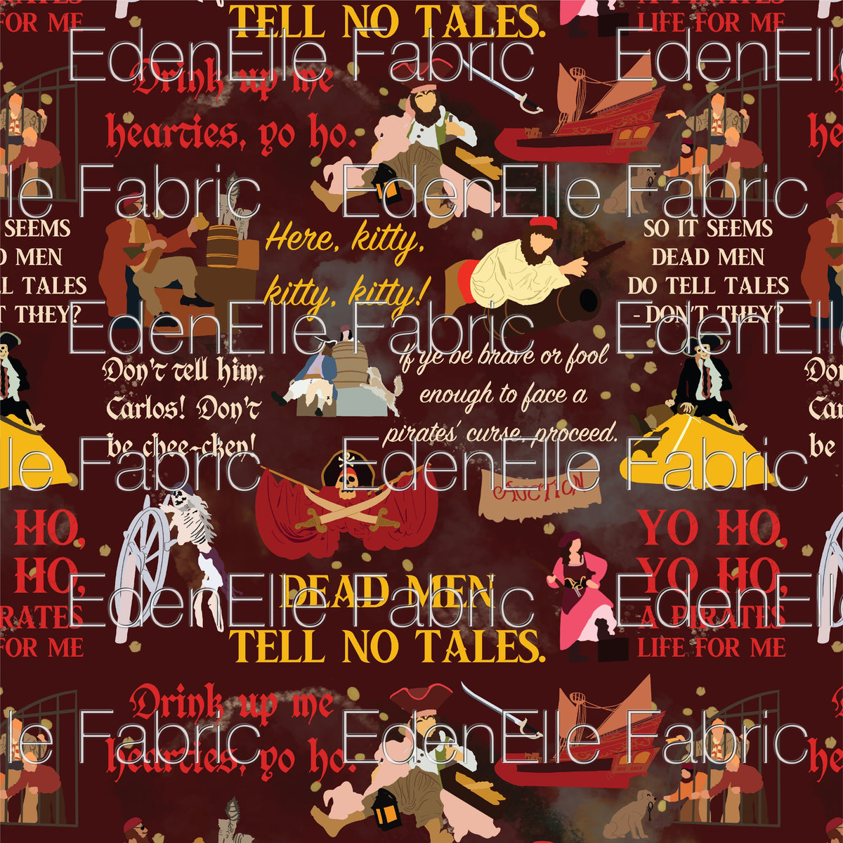 Pirates Main – EdenElle Fabric