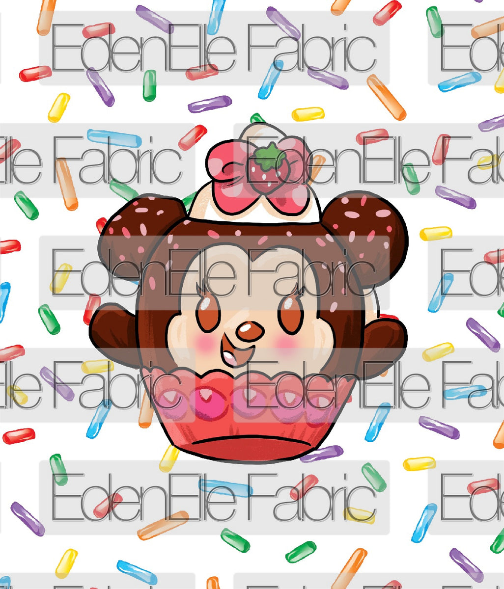 Munch Cupcake Panel – EdenElle Fabric