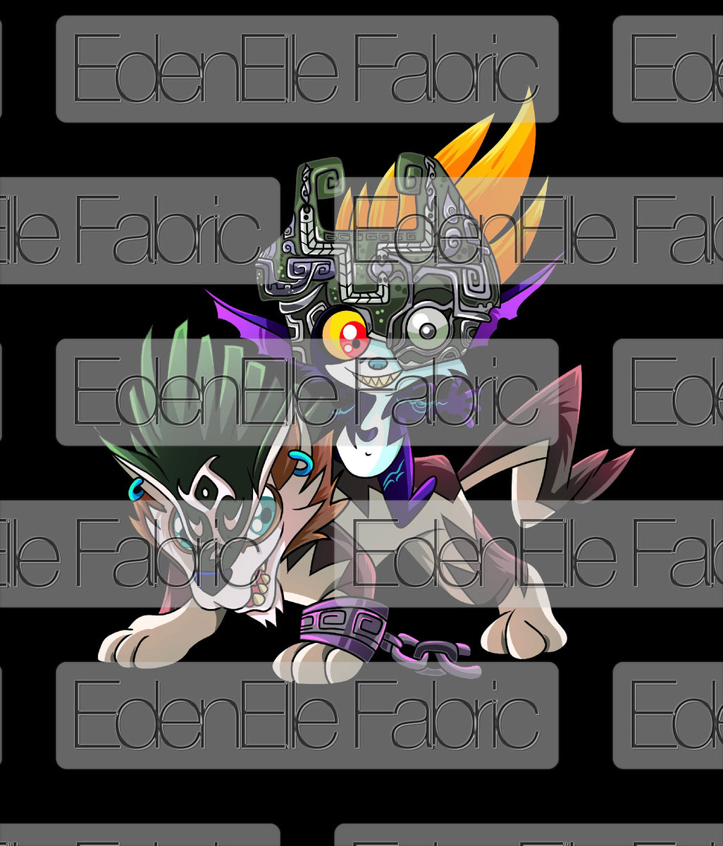 Legend Wolf Panel – EdenElle Fabric