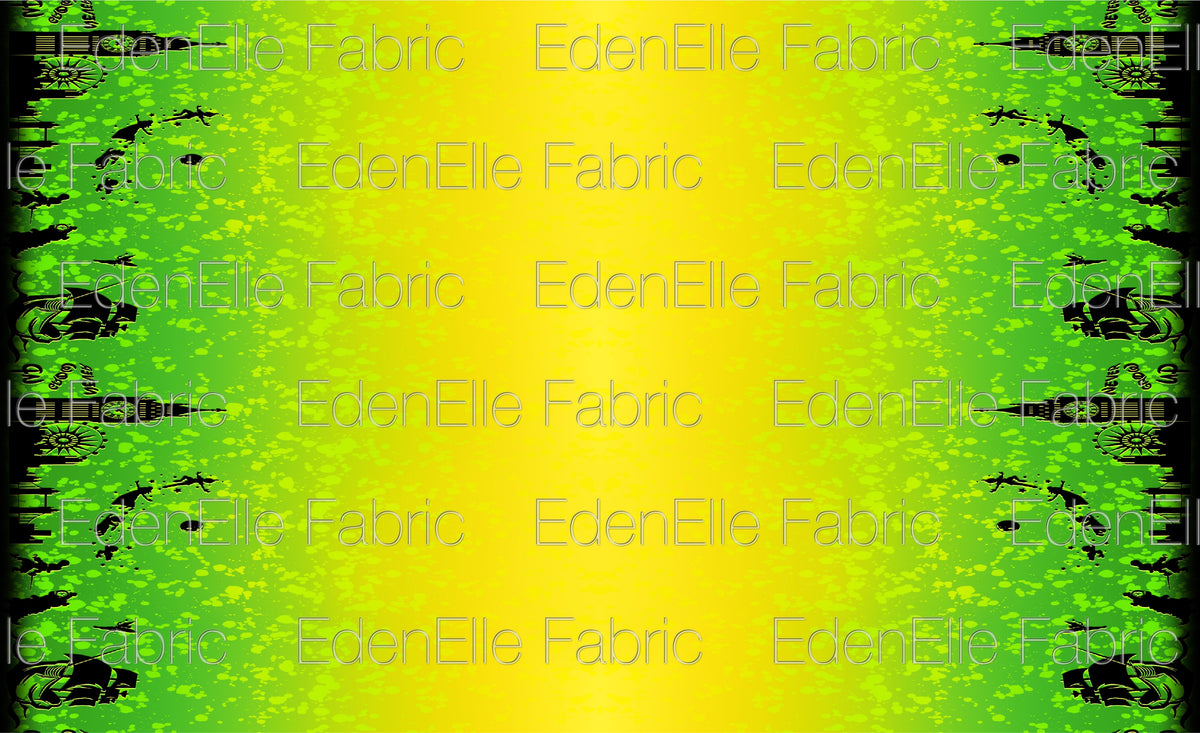 Silhouette Pan Border – EdenElle Fabric
